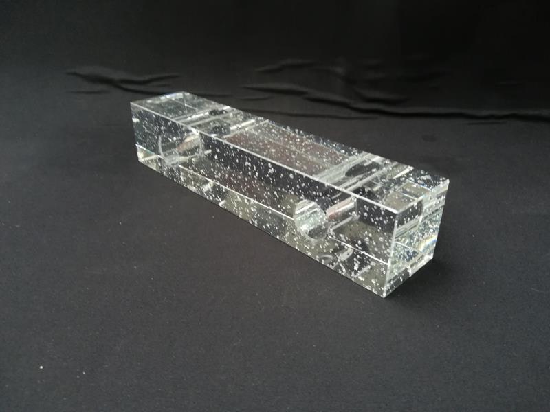 Fire Rated Solid Glass Bricks for modern Skyscraper offer building