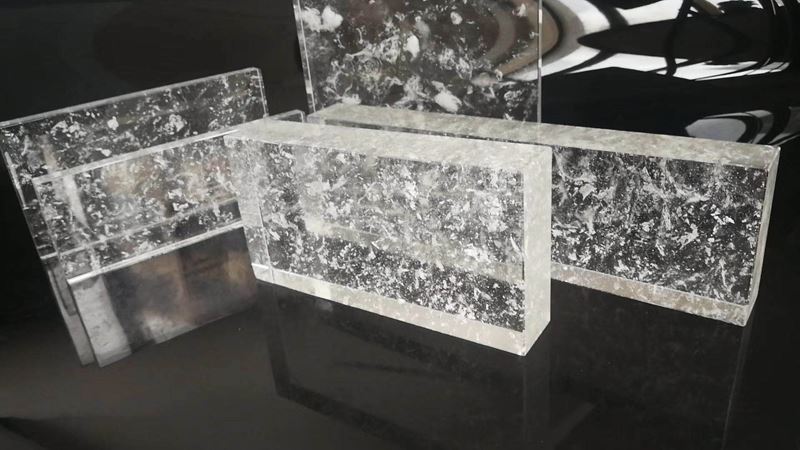 quartz glass blocks for modern interior exterior design and decoration