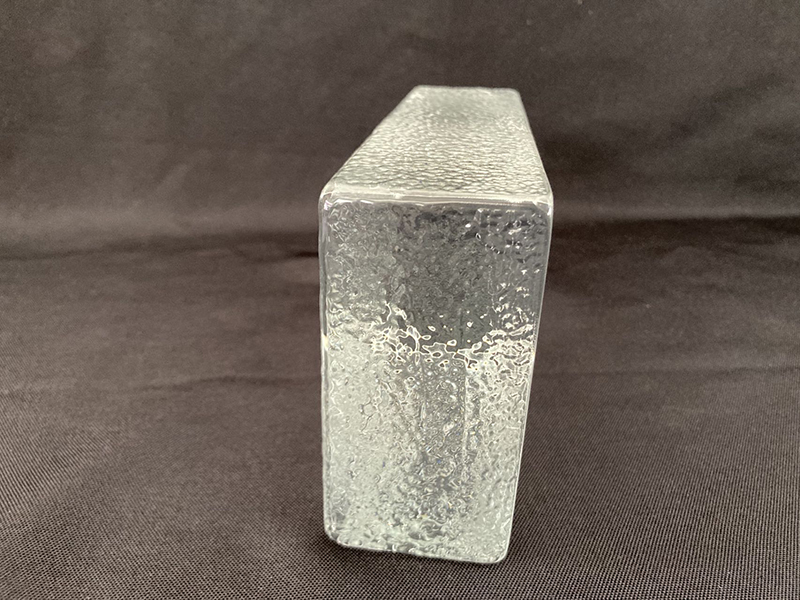 Straight Corner European Style Custom Pattern Solid Glass Bricks For ...