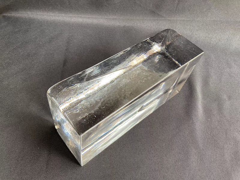 European Quality Safety large casting glass bricks with natural and ...