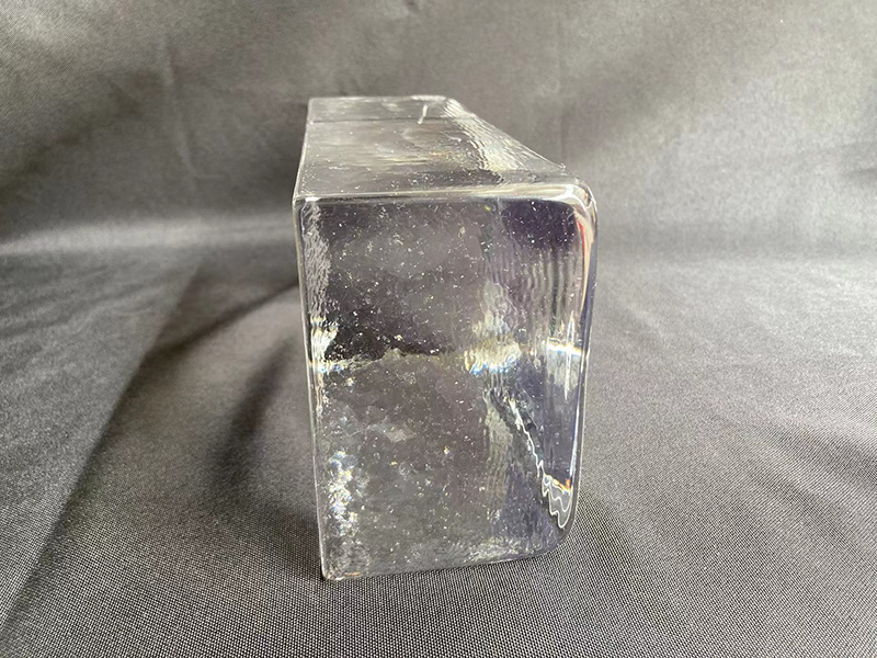 European Quality Safety large casting glass bricks with natural and ...