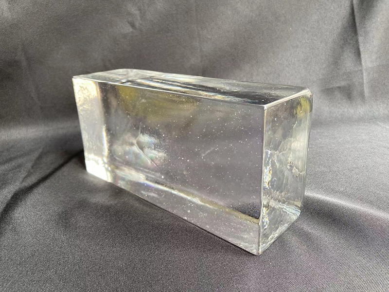 European Quality Safety large casting glass bricks with natural and ...