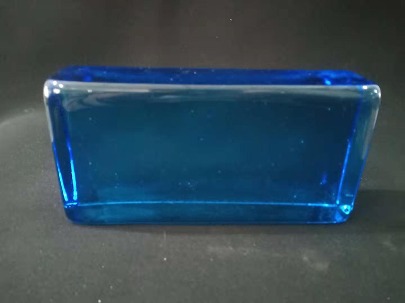 Colorful Blue Glass Bricks For Interior Decoration
