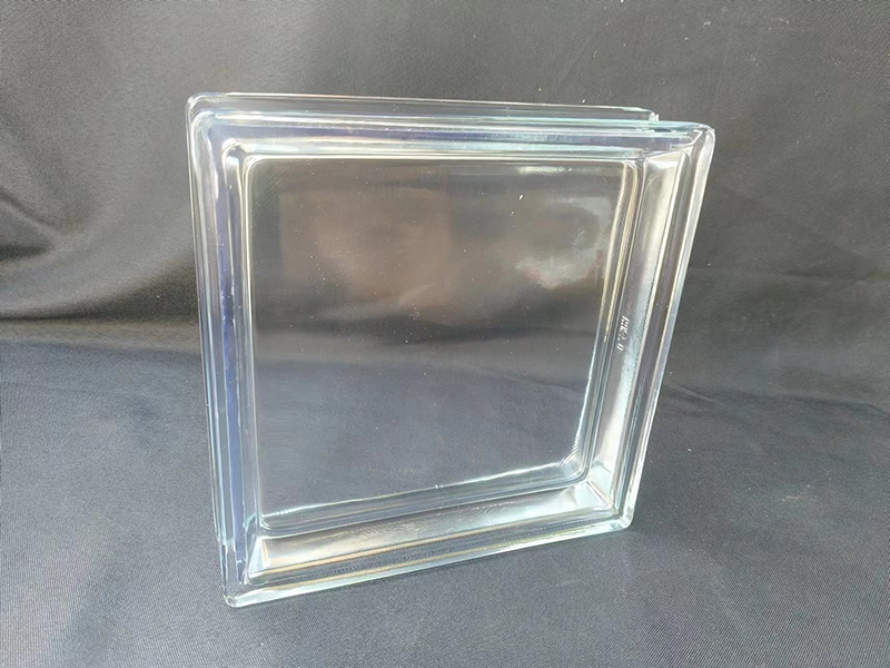 easy installation cheap glass groove bricks for big wall construction