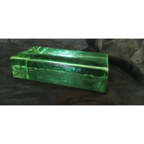 Solid glass bricks