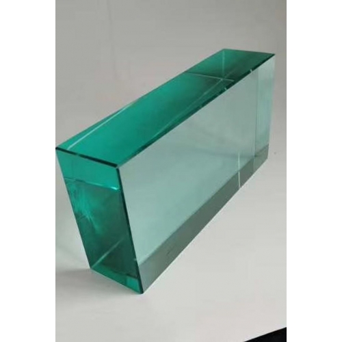 Solid glass bricks