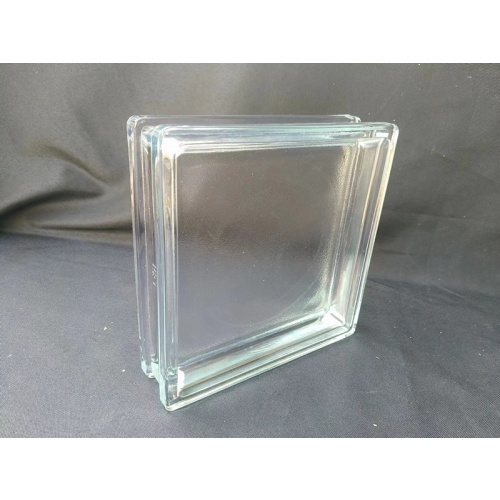 Solid glass bricks
